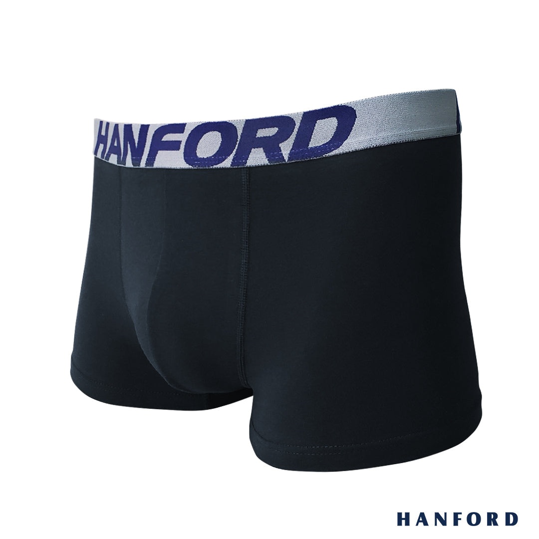 Hanford Men Cotton w/ Spandex Boxer Briefs Agean - Assorted Colors (3i ...